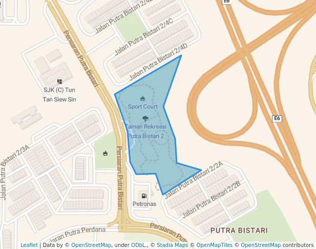 Taman Rekreasi Putra Bistari 2 in Subang Jaya | Map and Routes
