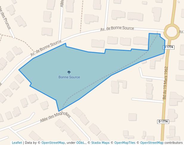 Bonne Source in Guérande | Map and Routes