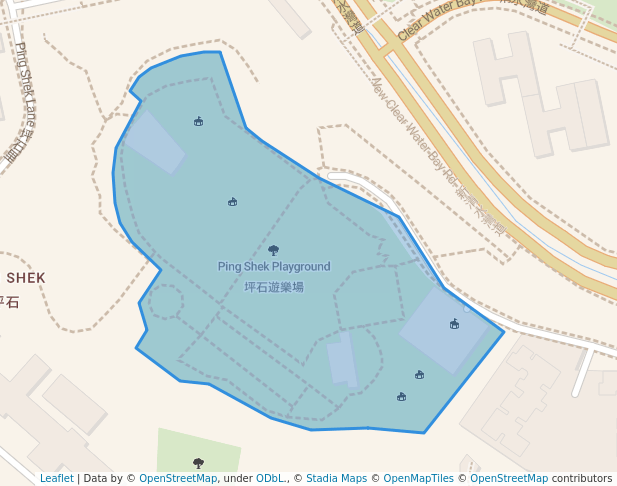 Ping Shek Playground in Hong Kong | Map and Routes