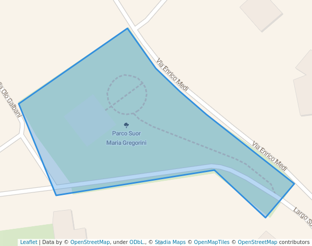 Parco Enrico Medi in Marino | Map and Routes