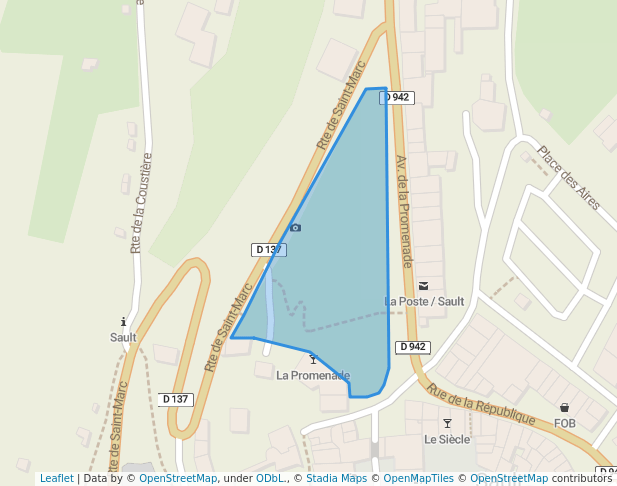 La Promenade in Sault | Map and Routes