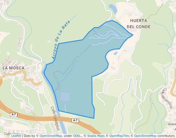 Parque Forestal El Lagarillo Blanco in Málaga | Map and Routes