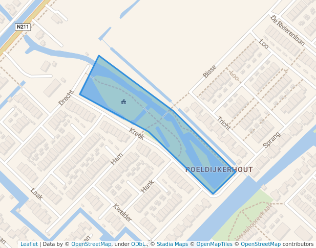 Krekenpark in Poeldijk | Map and Routes