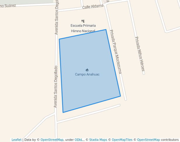 Campo Anahuac in Tlaxcoapan | Map and Routes