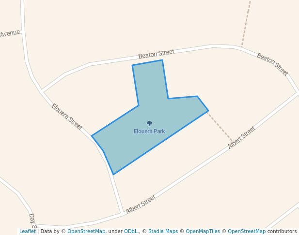 Elouera Park in Lake Illawarra | Map and Routes