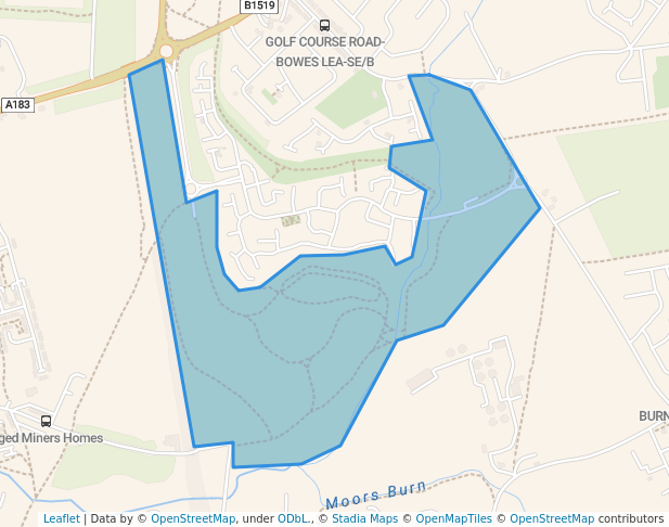 Elba Park in Houghton le Spring | Map and Routes