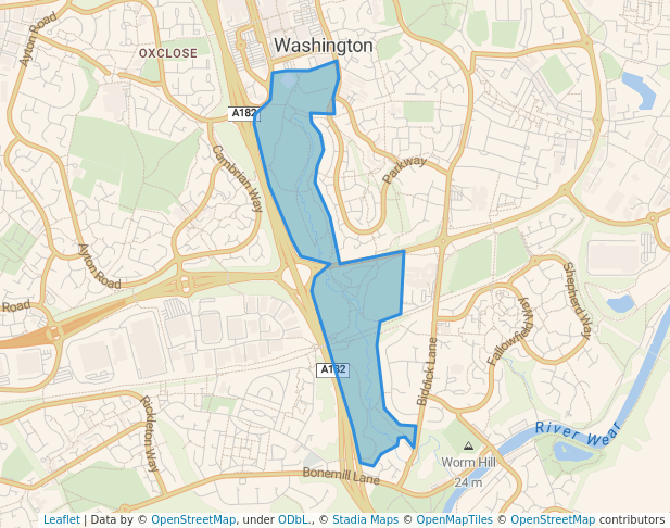 The Princess Anne Park in Washington | Map and Routes