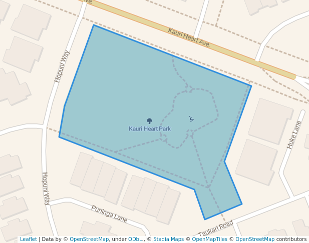 Kauri Heart Park in Auckland | Map and Routes