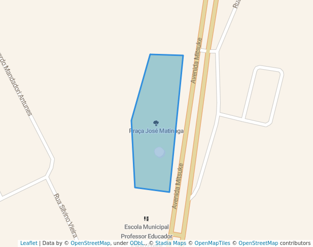 Praça José Matinaga in Mairinque | Map and Routes