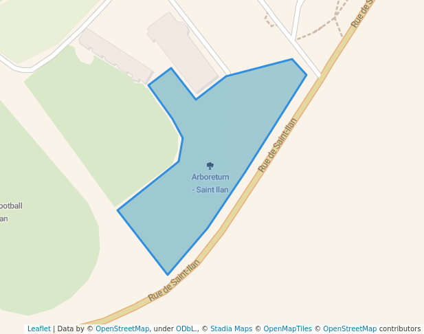 Arboretum - Saint Ilan in Langueux | Map and Routes