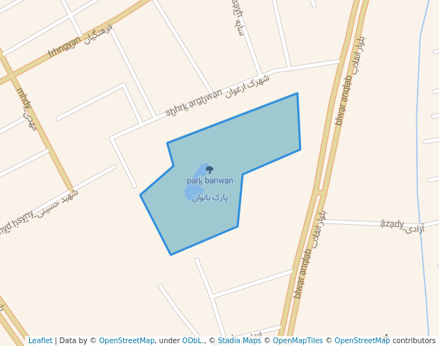 پارک شهر بازی in Izeh | Map and Routes