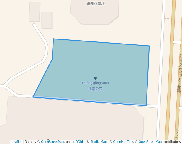 儿童公园 in Zhao Qing Shi | Map and Routes