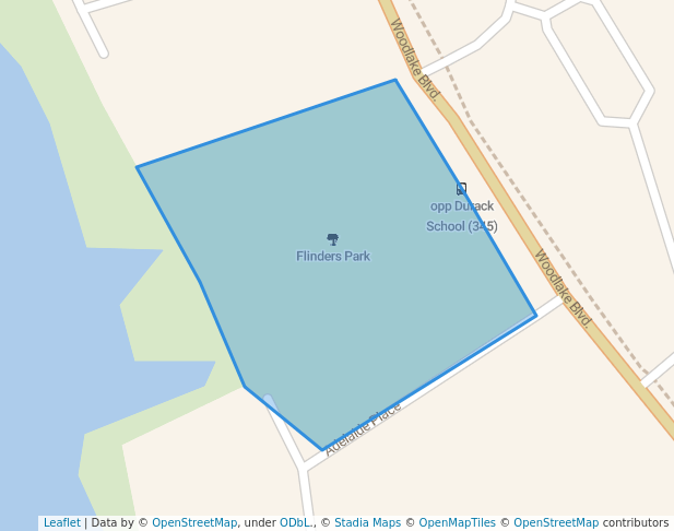 Flinders Park in Durack | Map and Routes