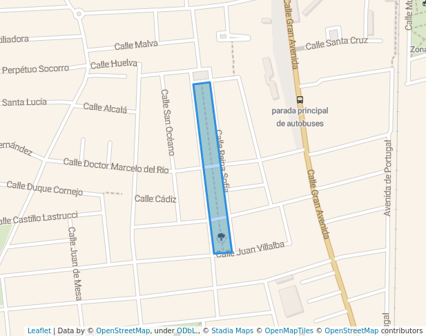 Alameda Tocina in Tocina | Map and Routes