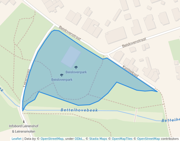 Beislovenpark in Zottegem | Map and Routes