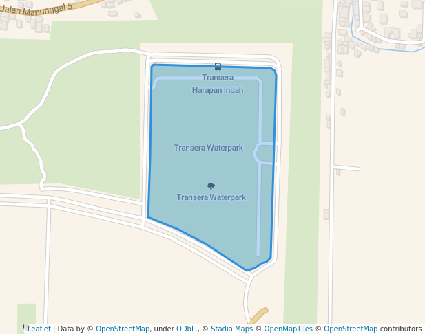 Transera Waterpark in Bekasi Regency | Map and Routes