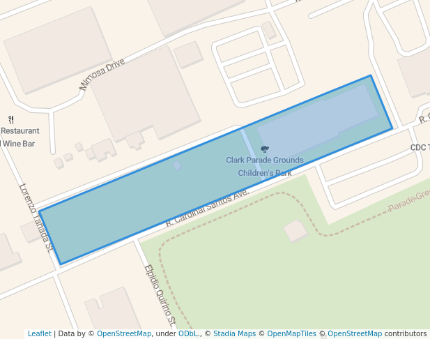 Clark Parade Grounds Children's Park in Clark Special Economic Zone ...