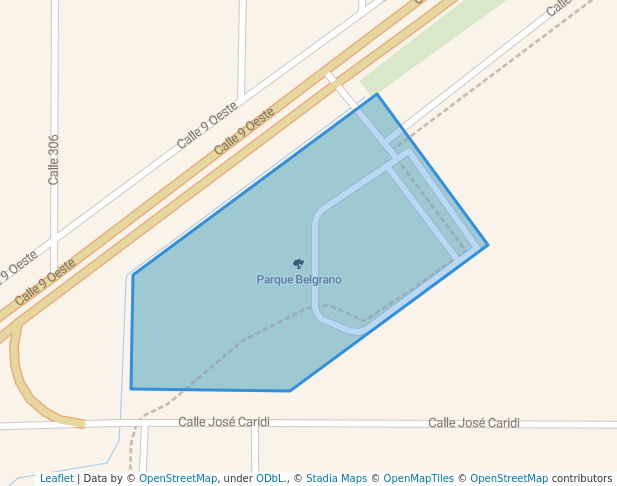 Parque Belgrano in General Pico | Map and Routes