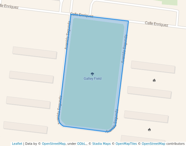 Galley Field in Base Naval | Map and Routes