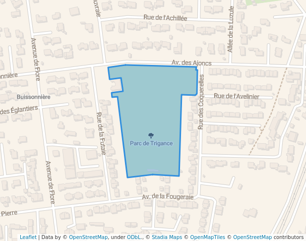 Parc de Trigance in Istres | Map and Routes