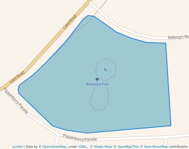 Bellangry Park in Port Macquarie | Map and Routes