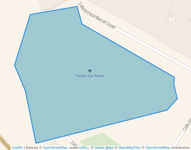 Parque San Roque in Molina de Segura | Map and Routes