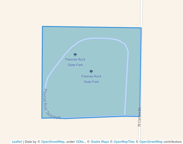 Pawnee Rock State Park in Pawnee Rock | Map and Routes
