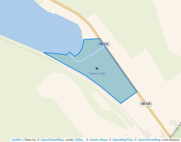 Taylor Field in Harvey | Map and Routes