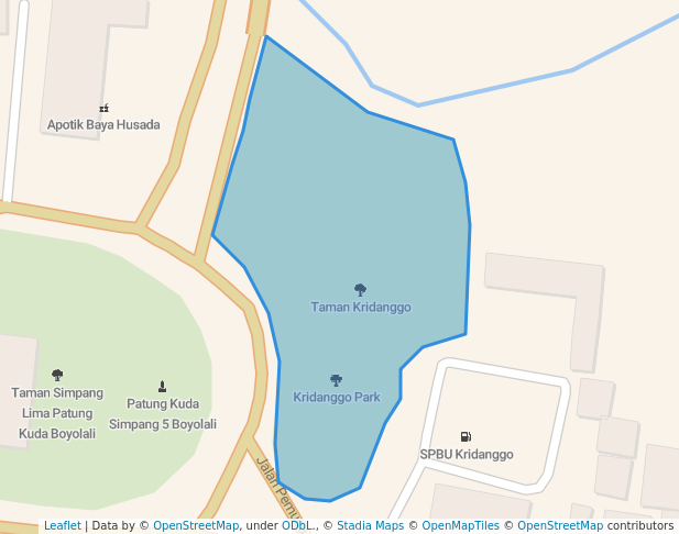 Taman Kridanggo in Boyolali | Map and Routes