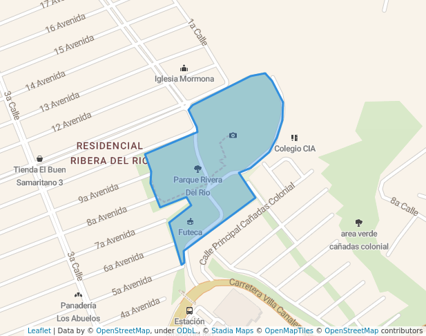 Parque Rivera Del Rio in Ciudad de Guatemala | Map and Routes