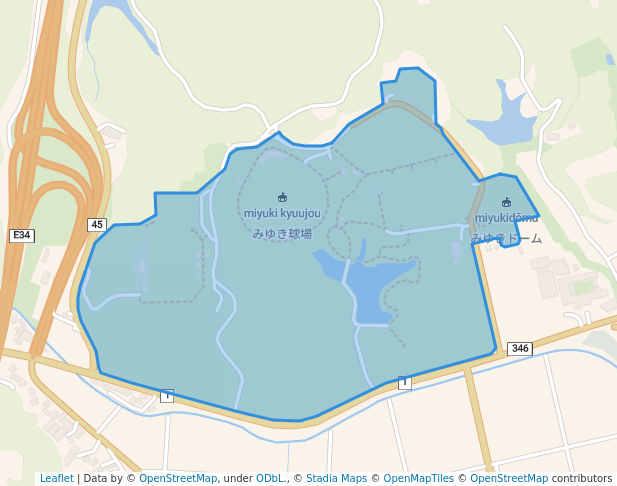 みゆき公園 in Ureshino | Map and Routes