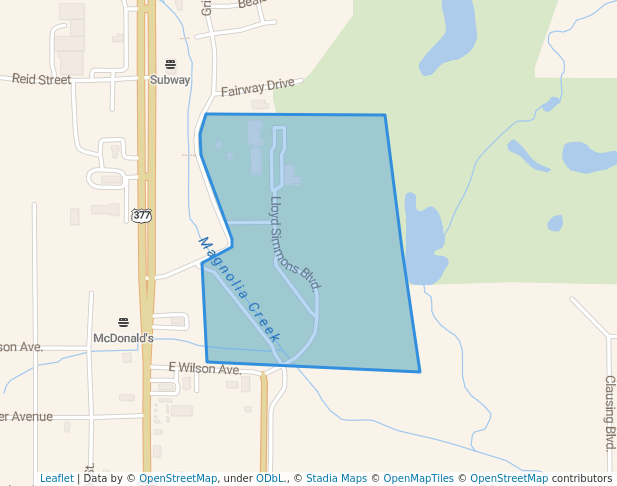 Seminole Municipal Park in Seminole | Map and Routes