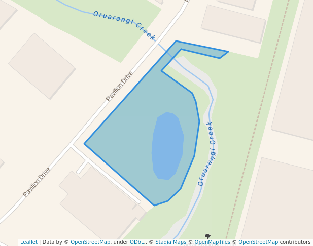 Pavilion Park in Auckland | Map and Routes