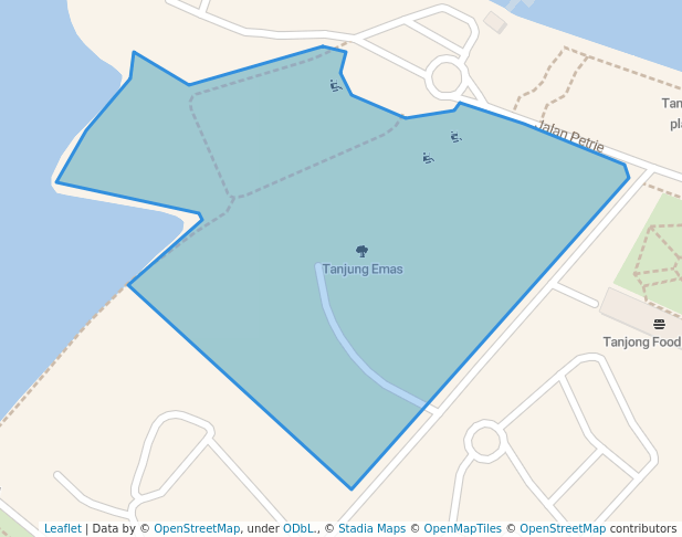 Tanjung Emas in Muar | Map and Routes