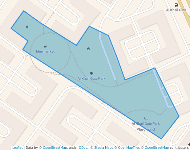 Al Khail Gate Park in Dubai | Map and Routes
