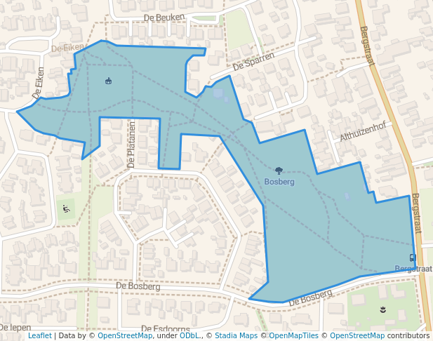 Bosberg in Boekel | Map and Routes