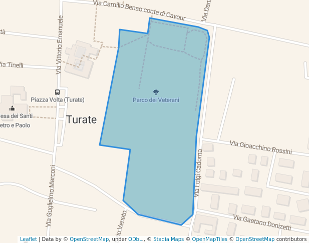 Parco dei Veterani in Turate | Map and Routes