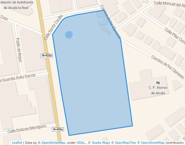 Recinto Ferial in Alcalá la Real | Map and Routes