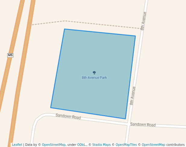 8th Avenue Park in Cape Town | Map and Routes