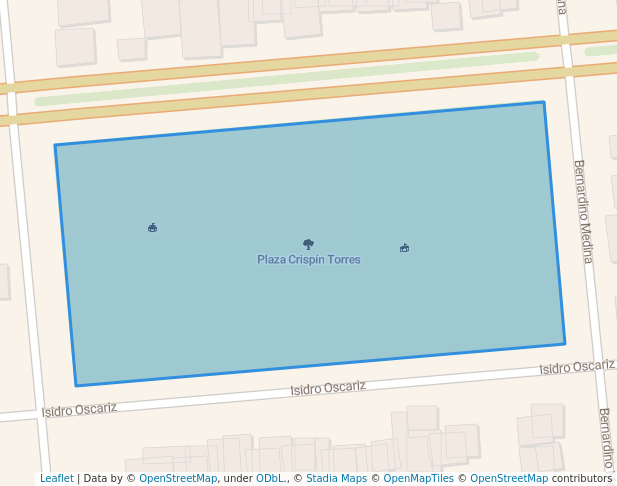 Plaza Crispín Torres in Luque | Map and Routes