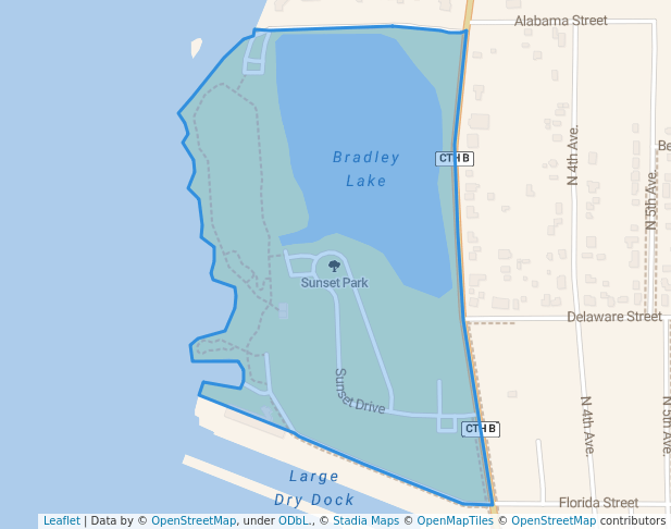 Sunset Park in Sturgeon Bay | Map and Routes