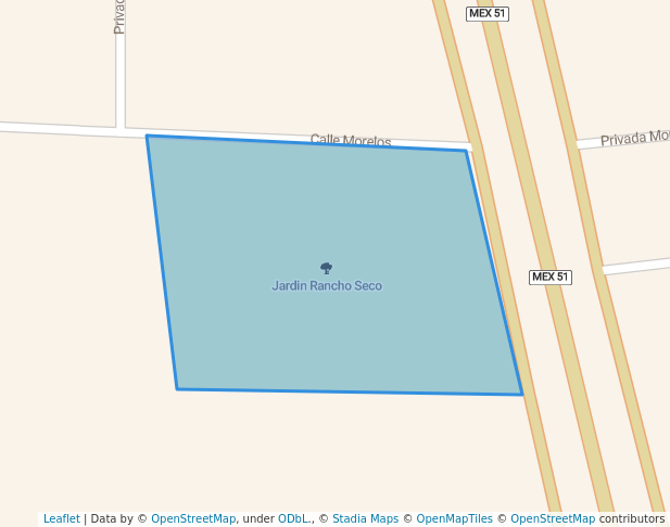 Jardin Rancho Seco in Celaya | Map and Routes