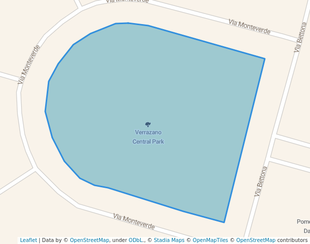 Verrazano Central Park in San Diego | Map and Routes