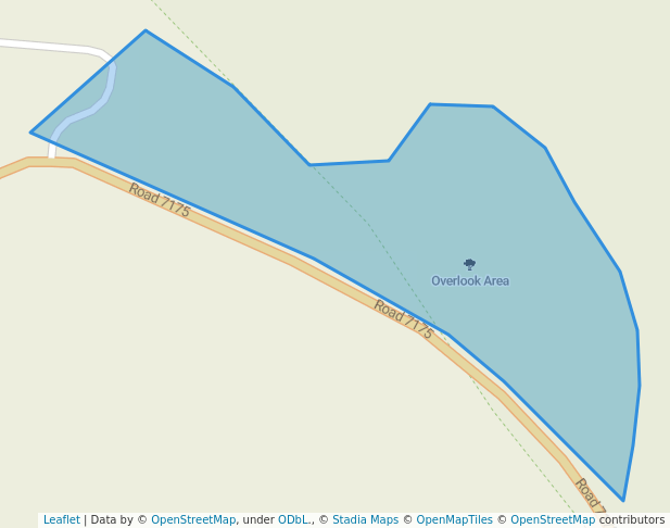 Overlook Area in Bloomfield | Map and Routes