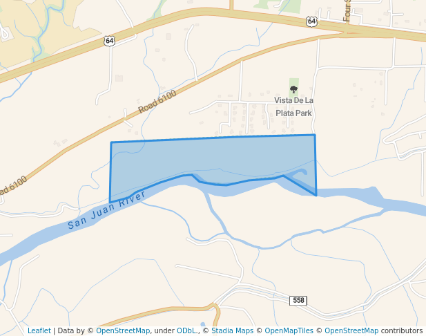 Subdivision (River Tract) in Farmington | Map and Routes