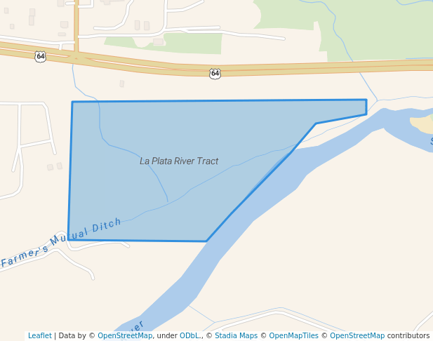 La Plata River Tract in Farmington | Map and Routes