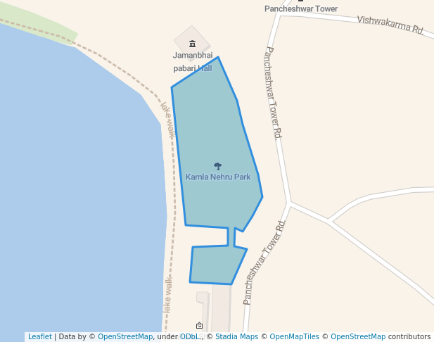 Kamla Nehru Park in Jamnagar | Map and Routes