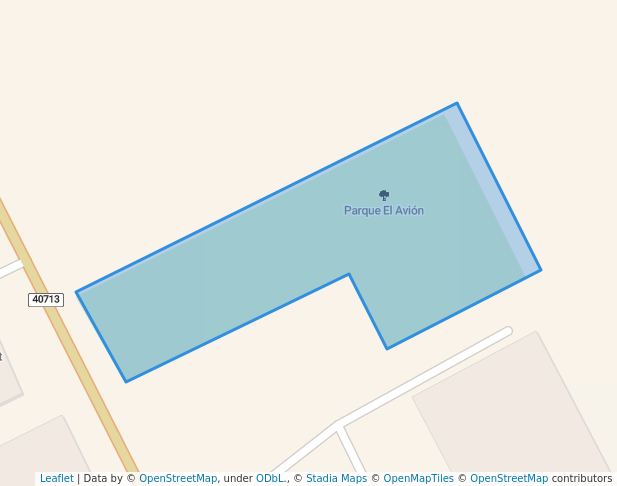 Parque El Avión in San Antonio | Map and Routes