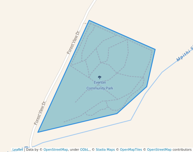 Everton Community Park in Everton | Map and Routes