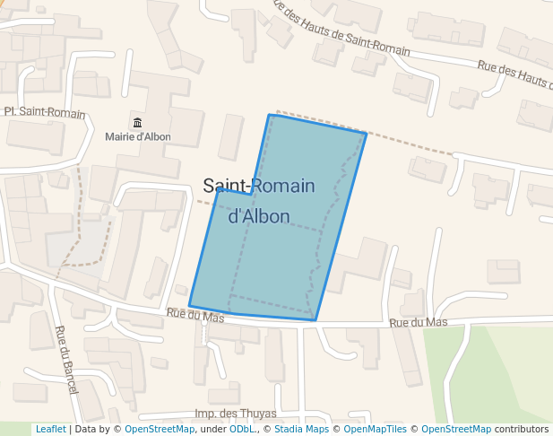 Parc Epaone in Albon | Map and Routes